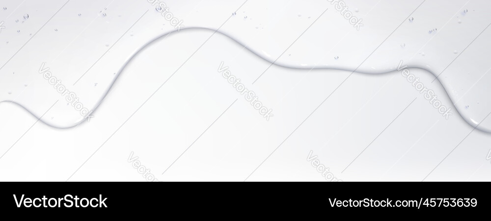 Clear liquid cosmetic gel texture Royalty Free Vector Image