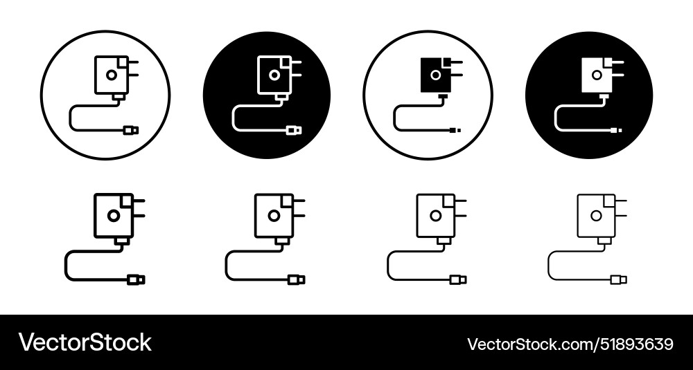 Magsafe icon set collection magsafe outline flat Vector Image