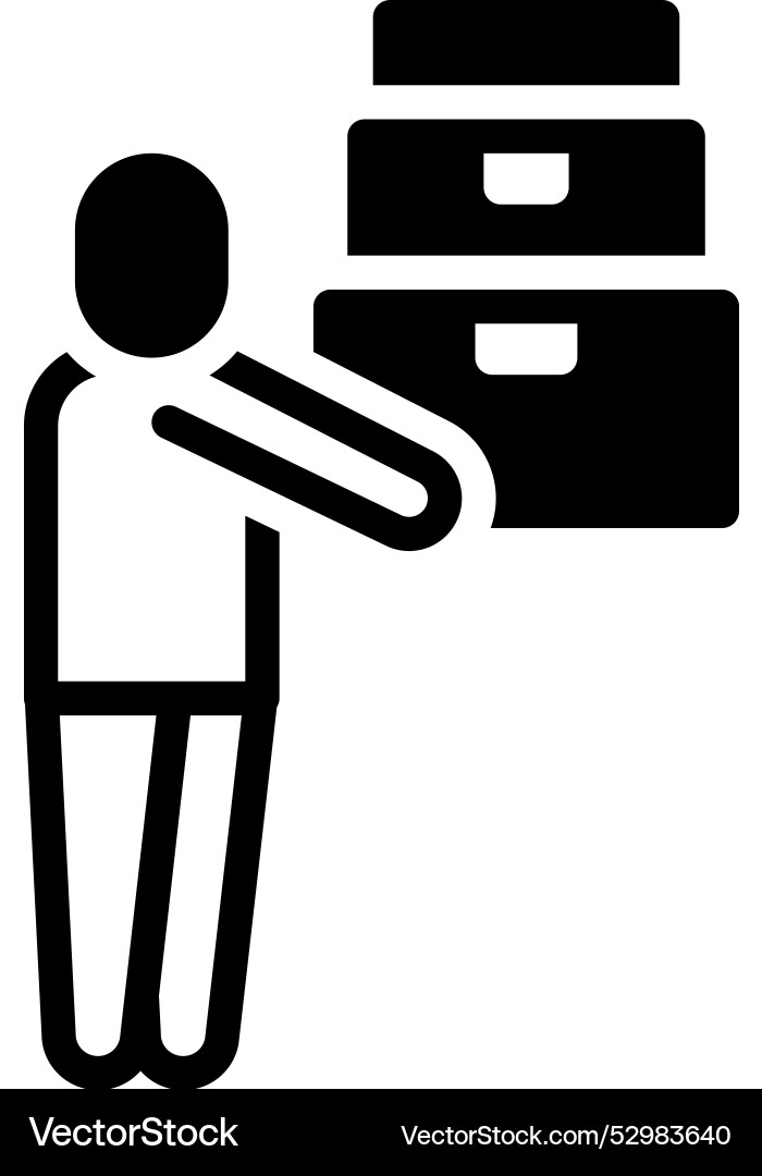 Carry box Royalty Free Vector Image - VectorStock