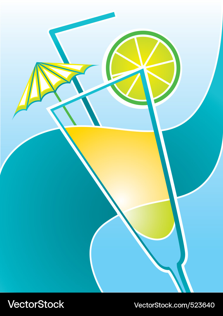 Cocktail Royalty Free Vector Image - VectorStock