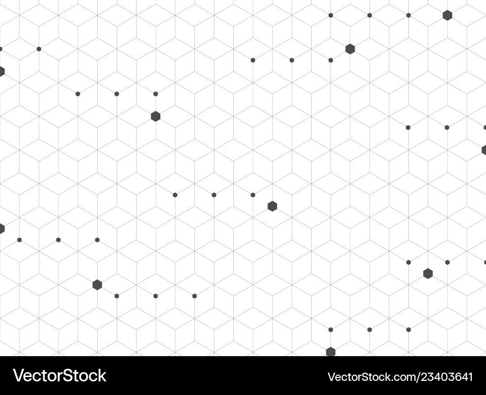 Abstract of modern gray pentagon pattern Vector Image