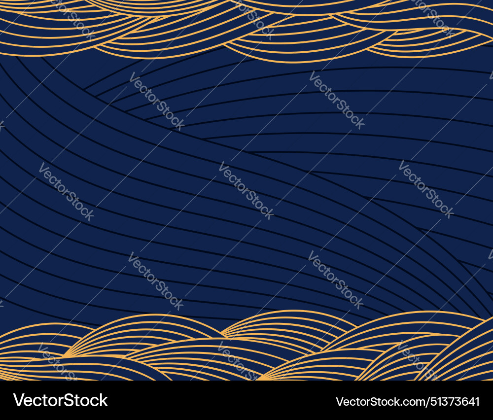 Clouds waves curved lines abstract background Vector Image