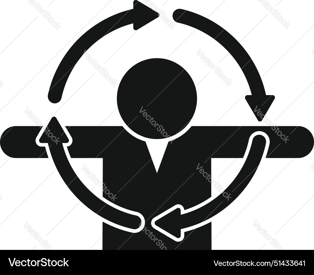 Customer service icon with support representative Vector Image