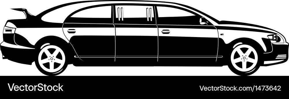 Limousine Royalty Free Vector Image - VectorStock
