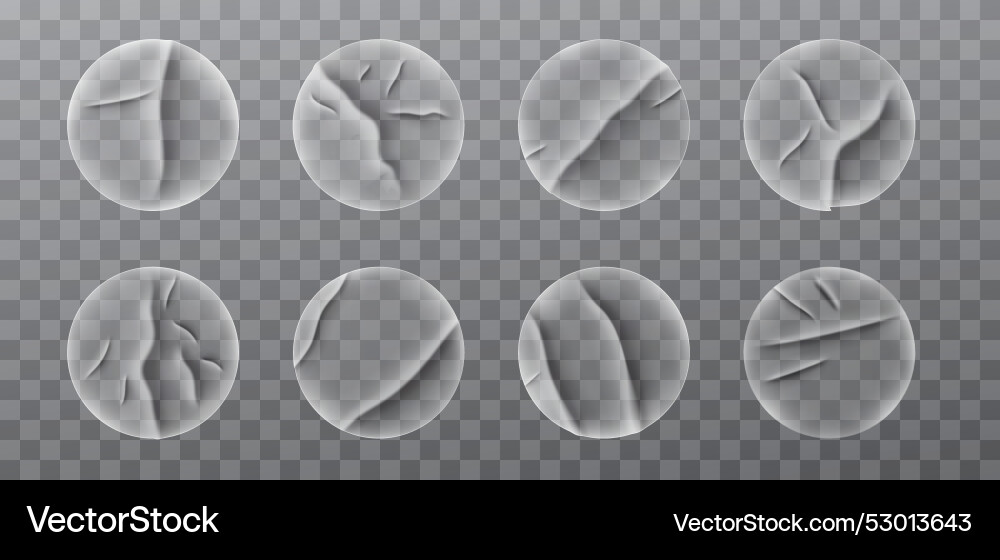 Transparent adhesive tapes Royalty Free Vector Image