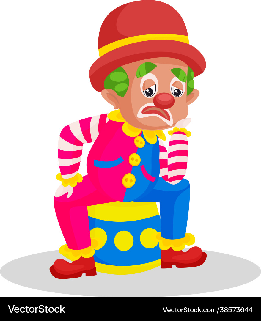 Joker cartoon character Royalty Free Vector Image