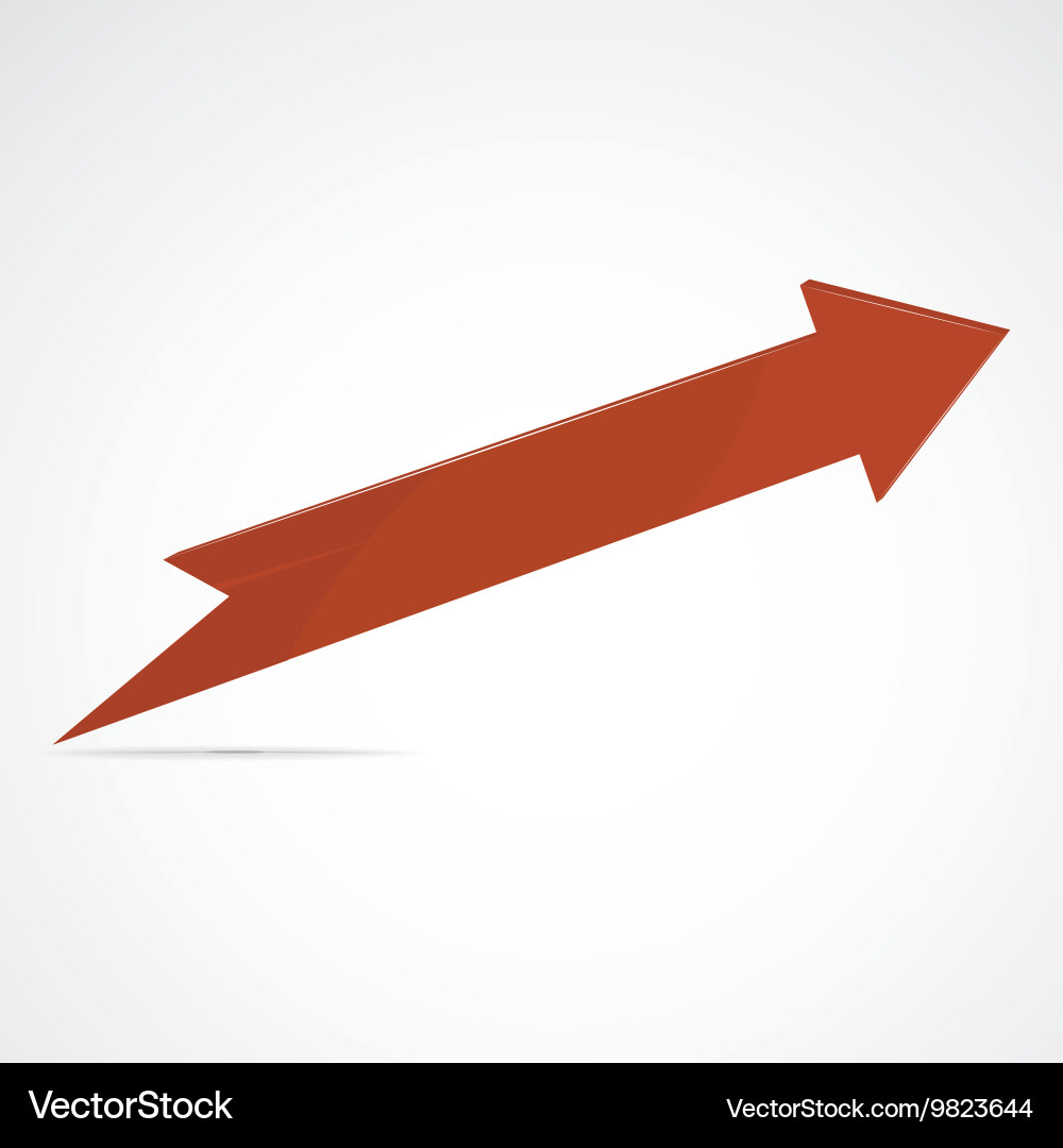 Red arrow icon Royalty Free Vector Image - VectorStock