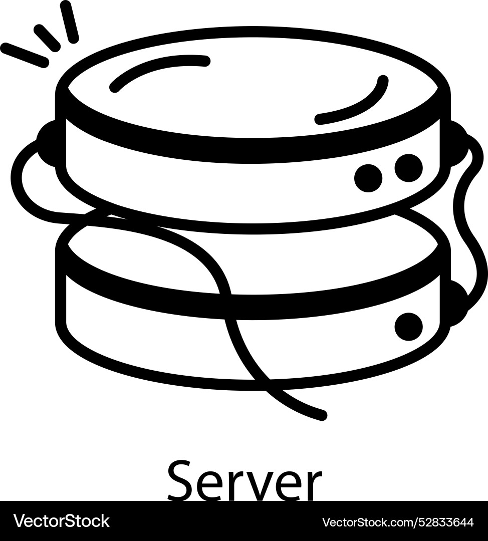 Server Royalty Free Vector Image - VectorStock