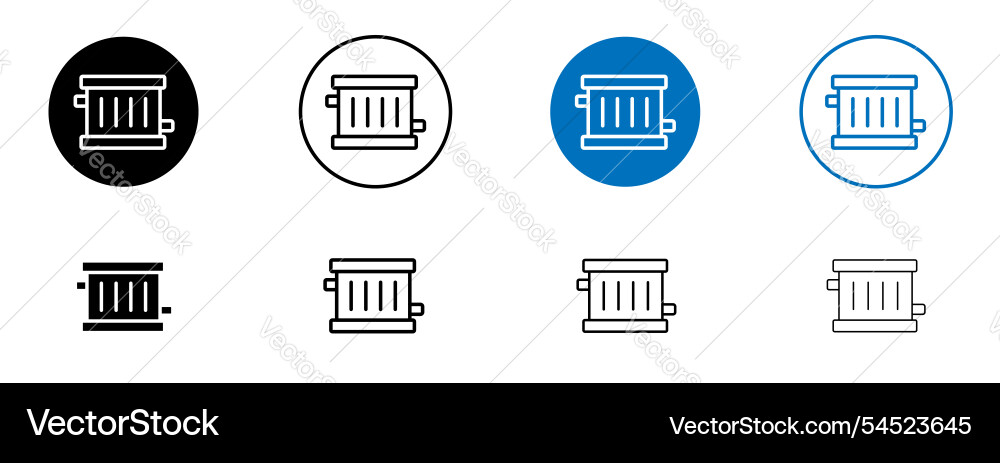 Car radiator icon Royalty Free Vector Image - VectorStock