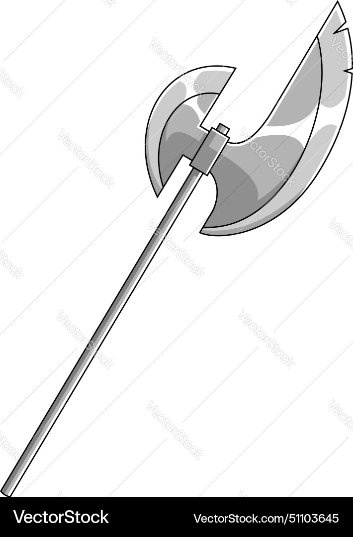 Cartoon viking axe Royalty Free Vector Image - VectorStock
