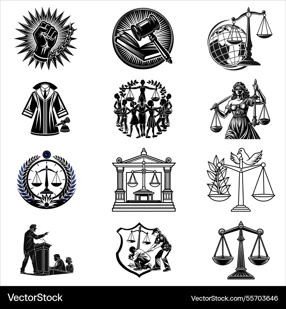 Justice Royalty Free Vector Image - VectorStock
