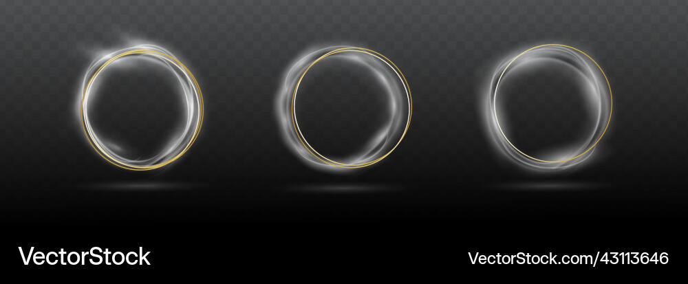 Modern magic witchcraft circle with runes Vector Image