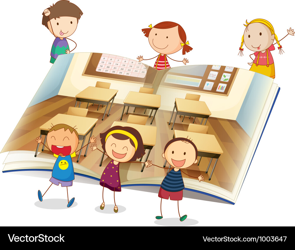 Classroom Royalty Free Vector Image - VectorStock