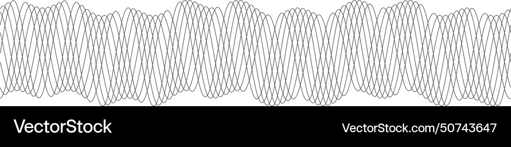 Wavy lines pattern in guilloche style watermark Vector Image