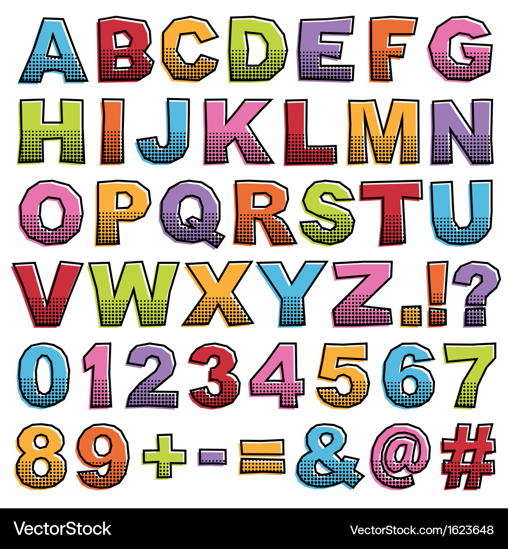 Alphabet Royalty Free Vector Image - VectorStock