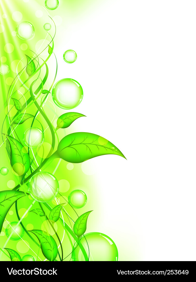 Green life Royalty Free Vector Image - VectorStock