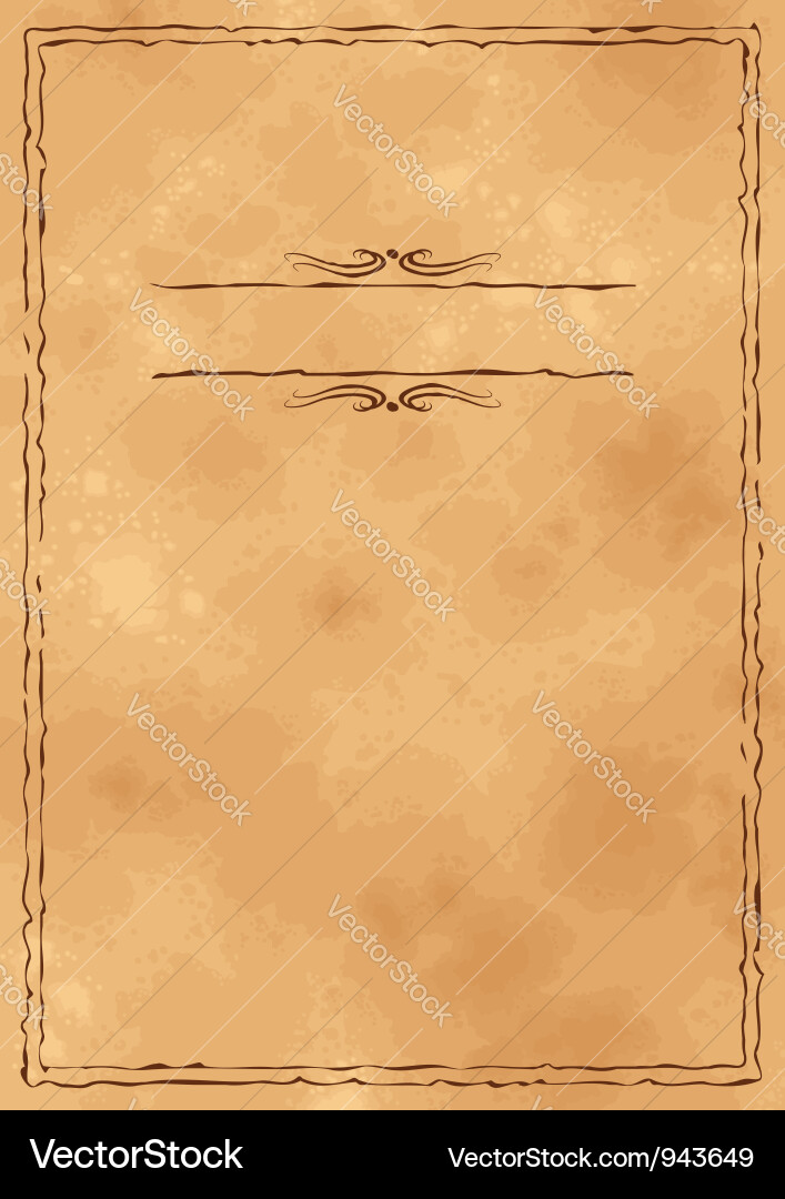 Grunge vintage old paper background Royalty Free Vector