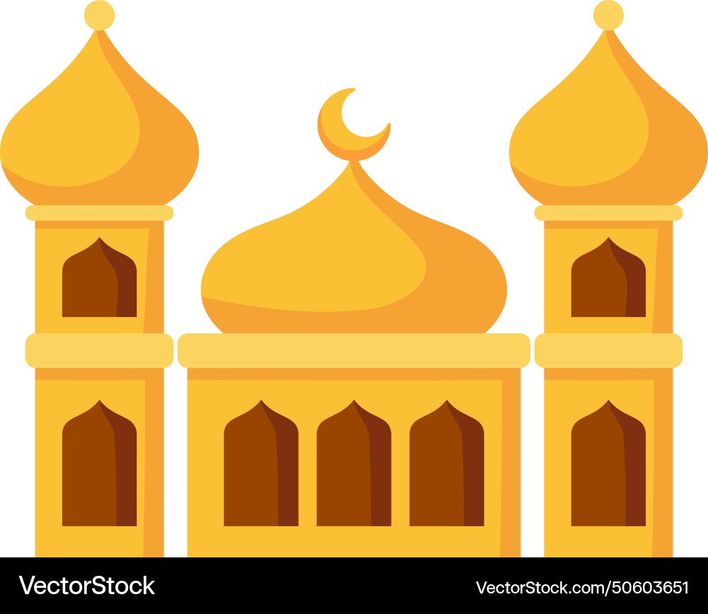 Ramadan muslim mosque Royalty Free Vector Image