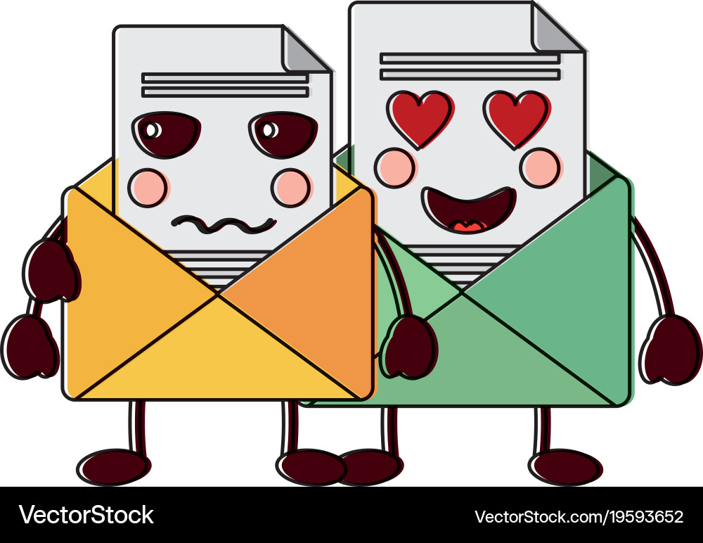 Kawaii Email Vector Images (over 900)