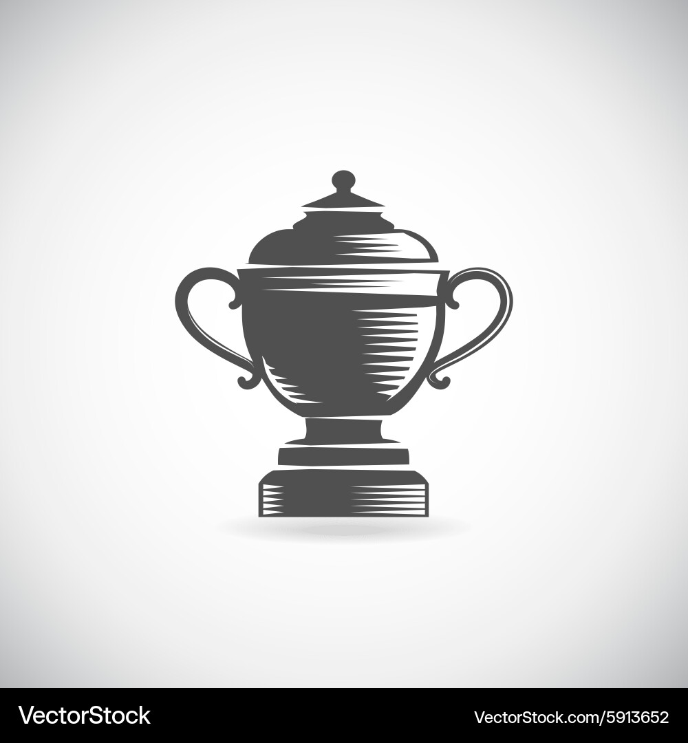 Trophy cup Royalty Free Vector Image - VectorStock
