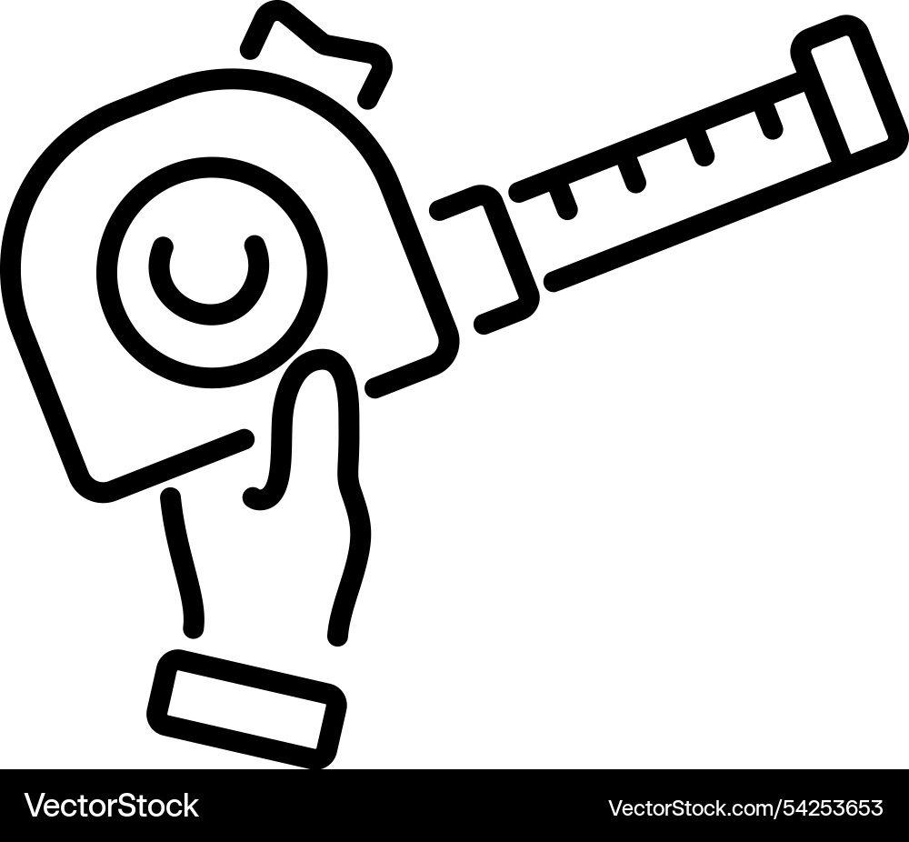Measuring tape Royalty Free Vector Image - VectorStock