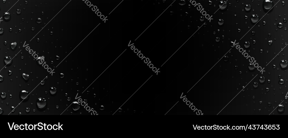 Raindrops condensation background with water drops