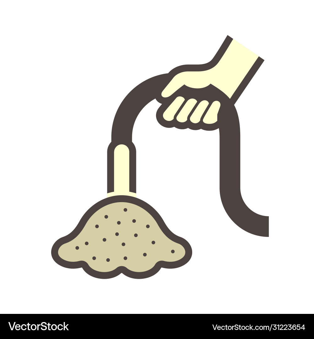 Concrete work icon Royalty Free Vector Image - VectorStock