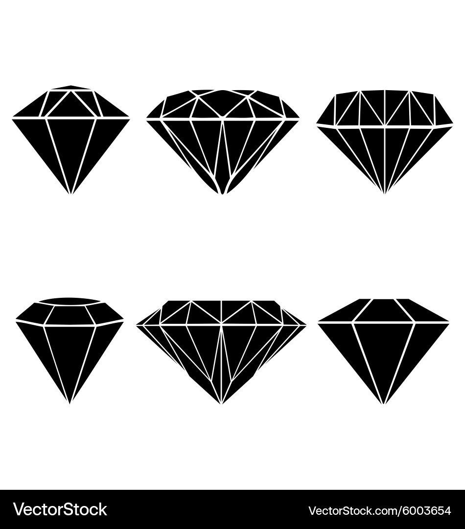 Diamonds Royalty Free Vector Image - VectorStock