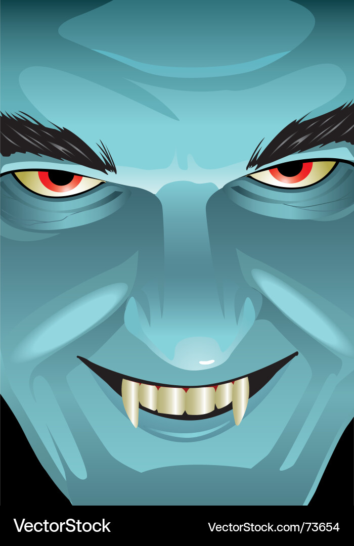 Nosferatu Vampire Portrait Royalty Free Vector Image