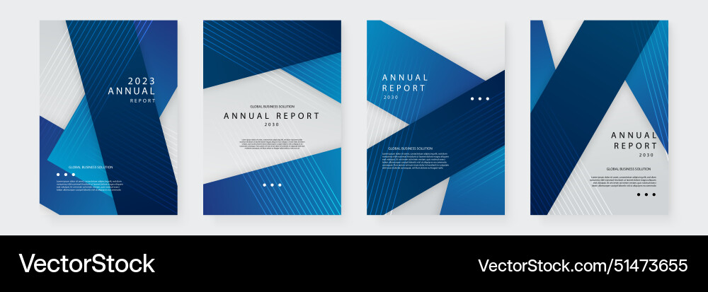 Blue and white minimalist design geometric Vector Image