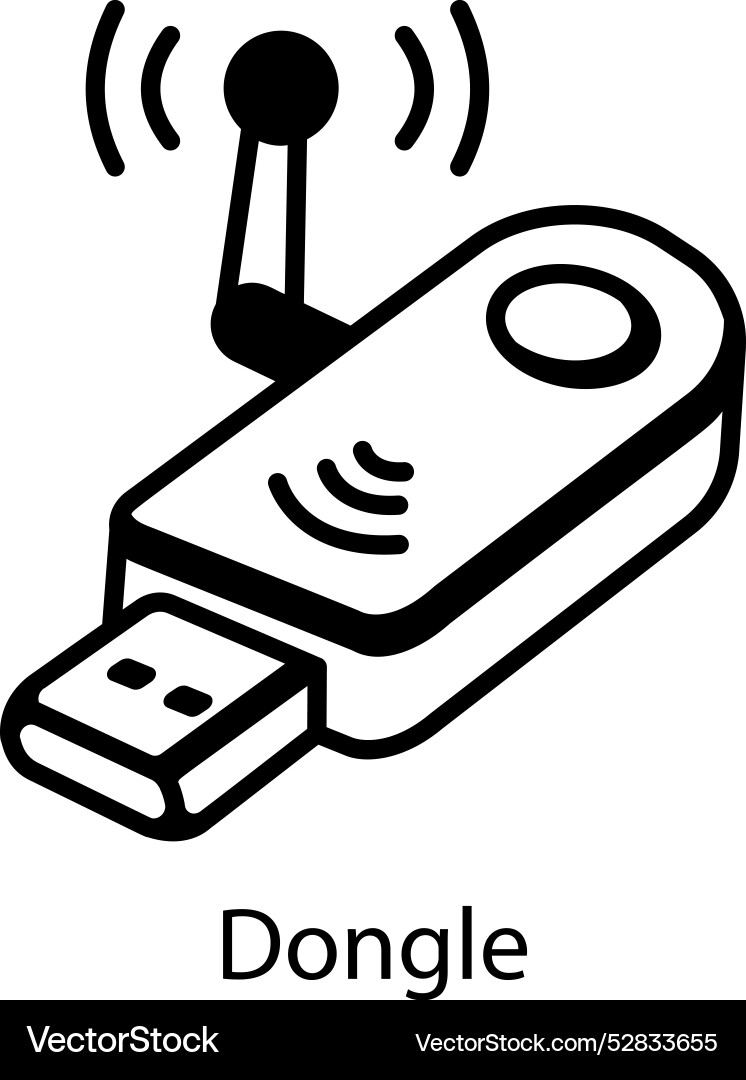 Dongle Royalty Free Vector Image - VectorStock