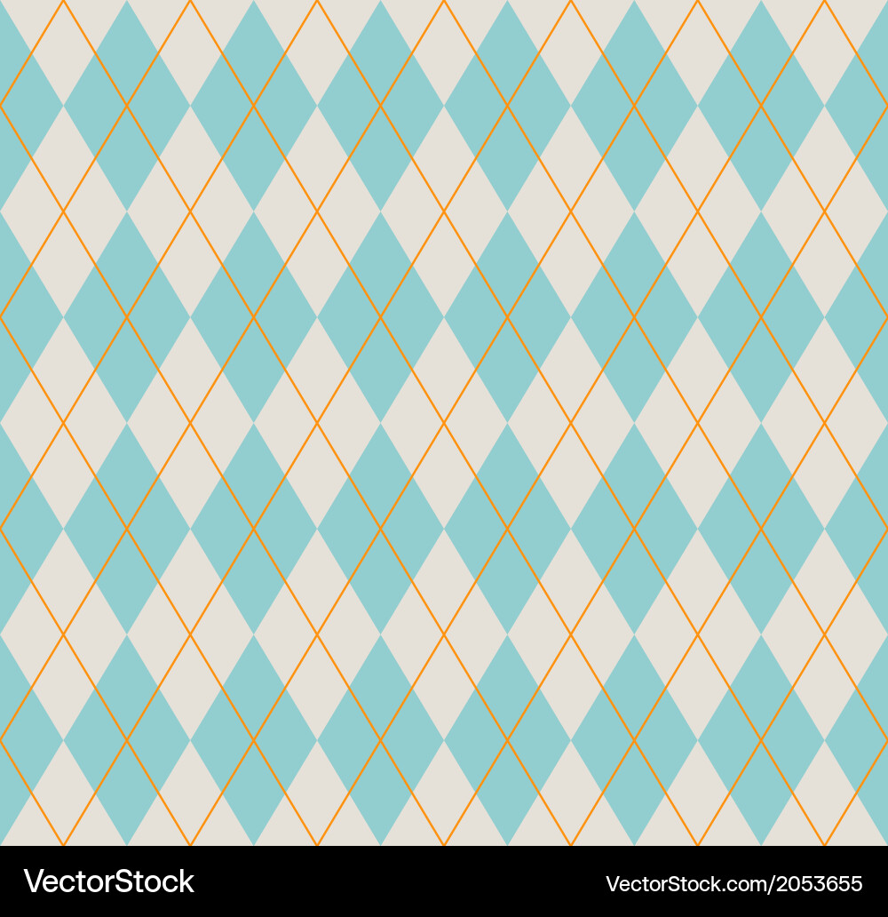 Seamless argyle pattern Royalty Free Vector Image