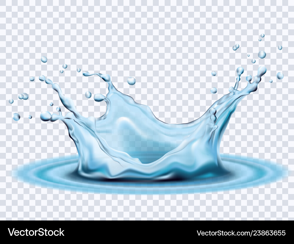 Water Splash - Droplet Effect Royalty Free Vector Image