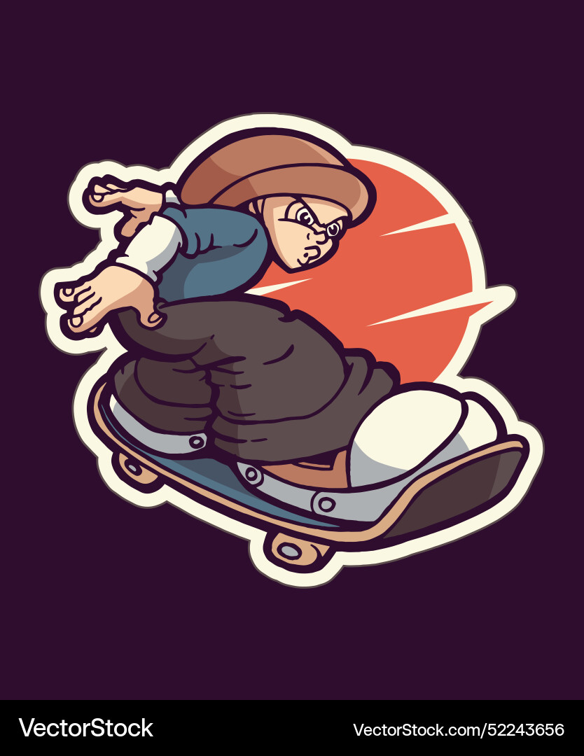 Just ride Royalty Free Vector Image - VectorStock