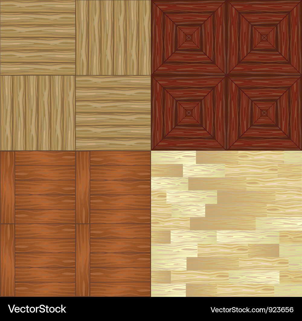 Set of seamless wooden backgrounds Royalty Free Vector Image