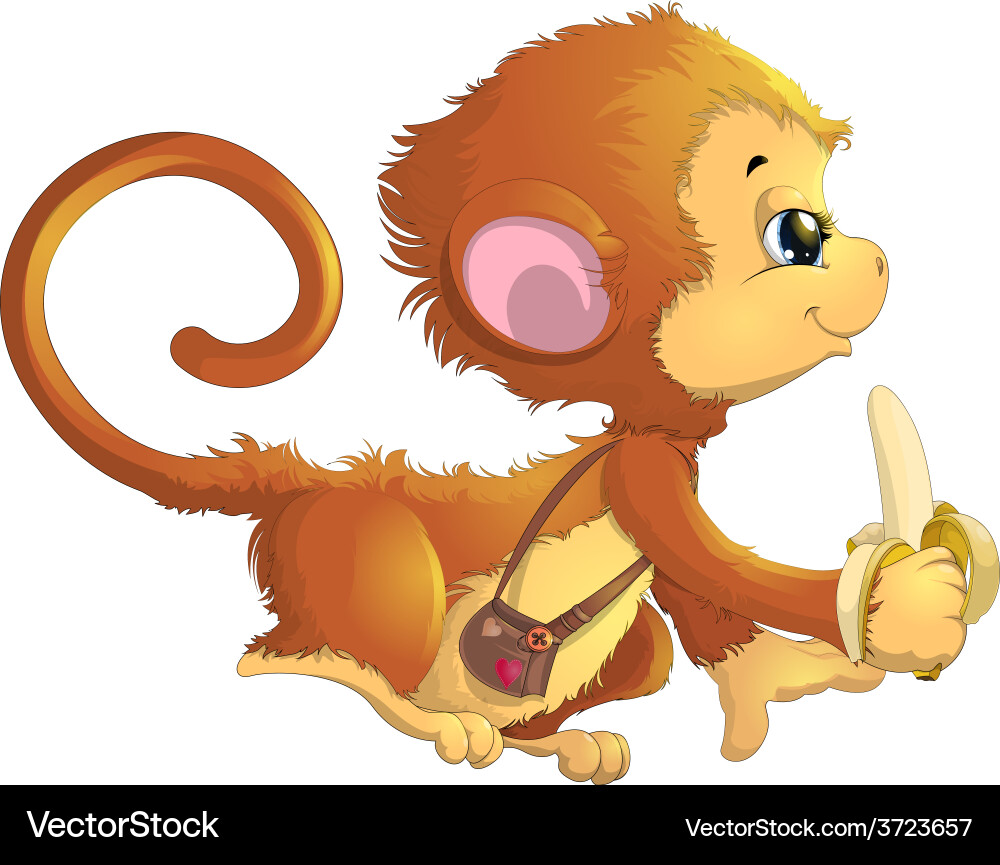 Affe Lizenzfreies Vektorbild - VectorStock