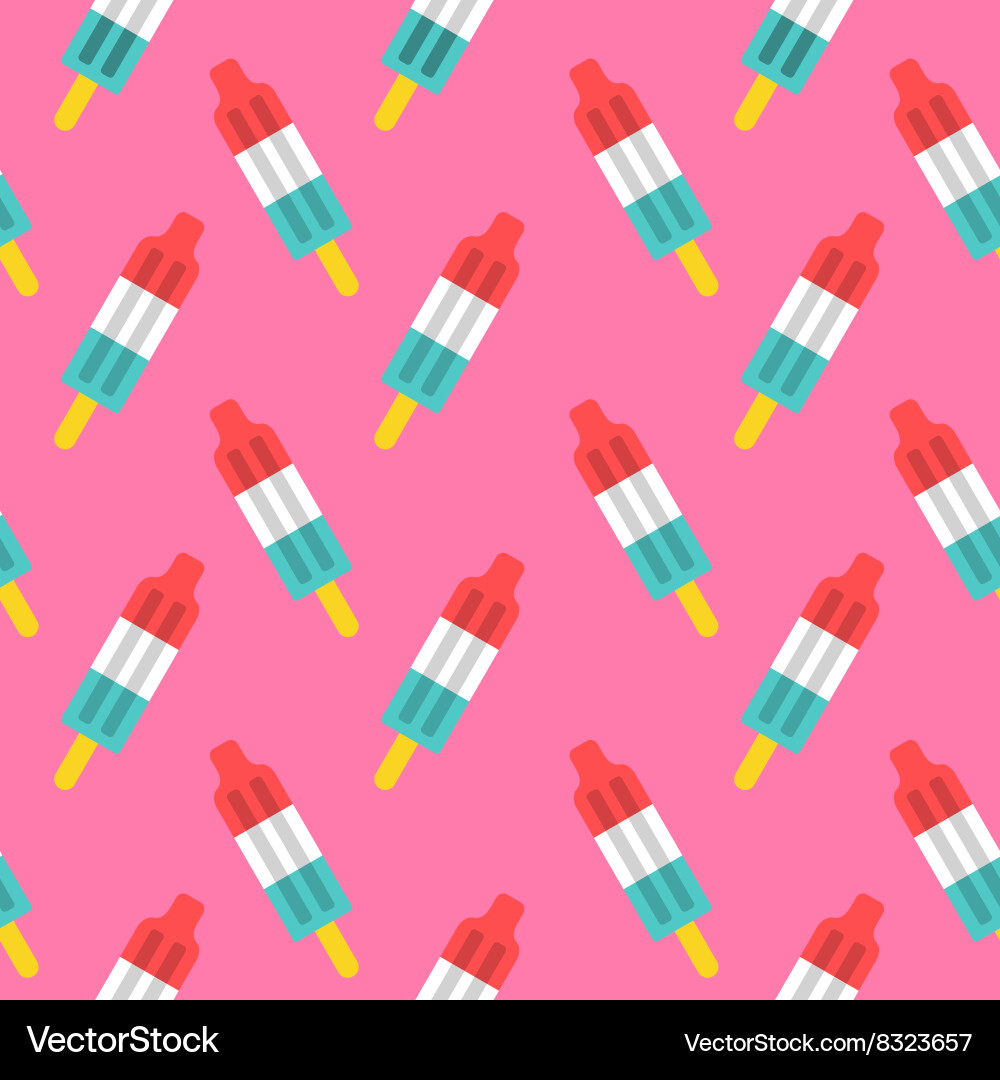 Popsicle pattern Royalty Free Vector Image - VectorStock