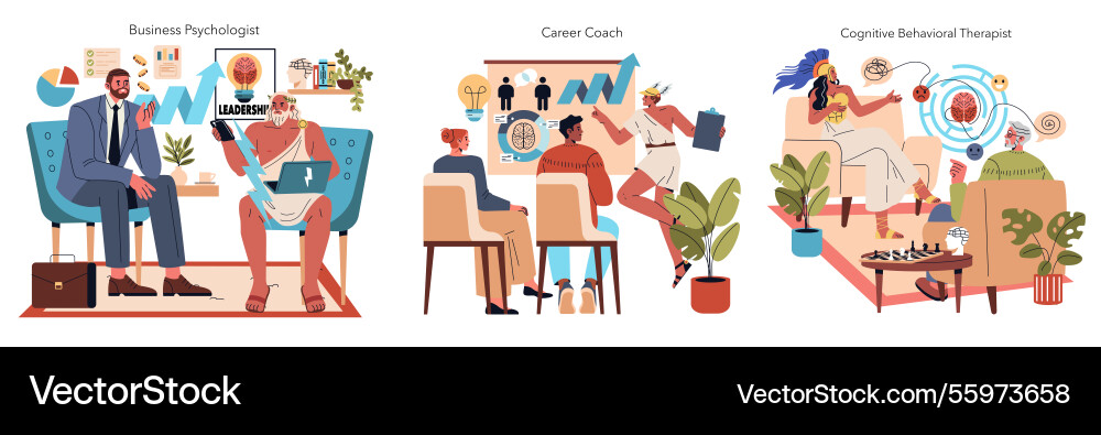 Effective professional communication Royalty Free Vector