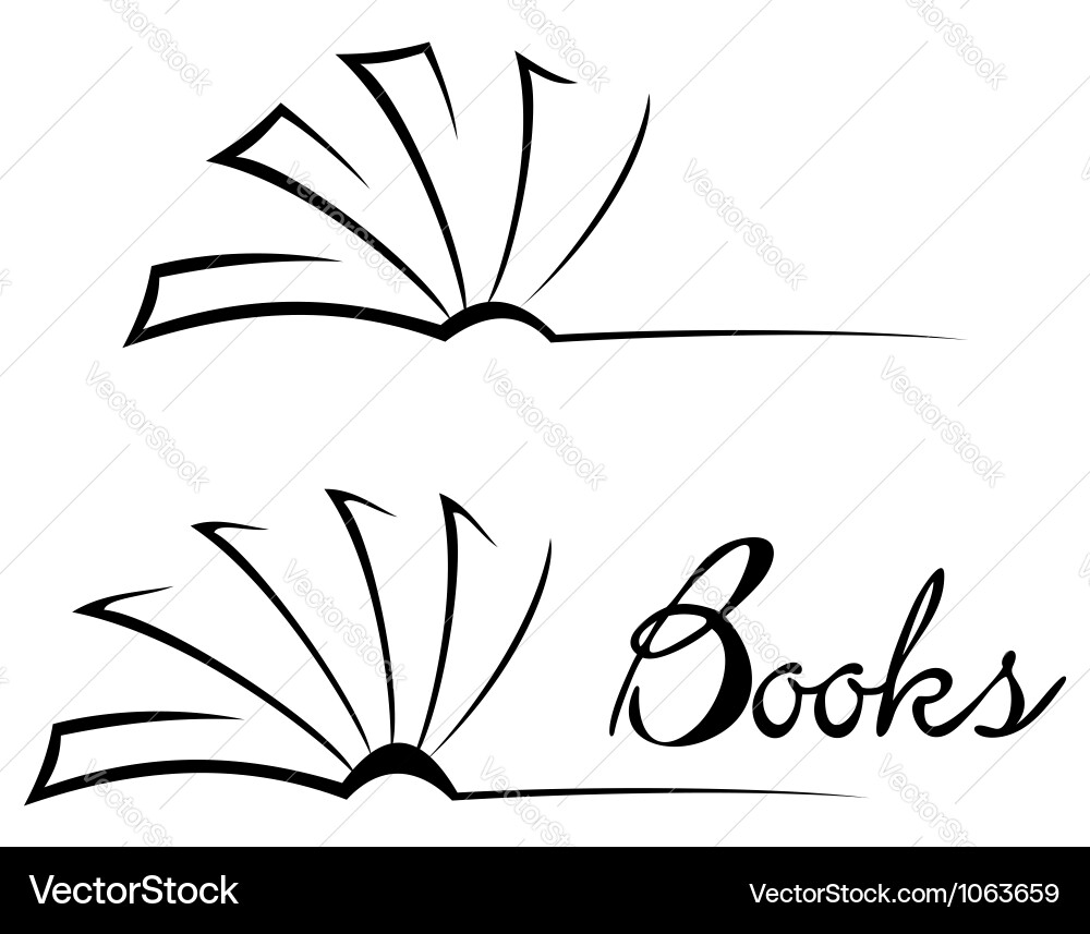 Book symbol Royalty Free Vector Image - VectorStock