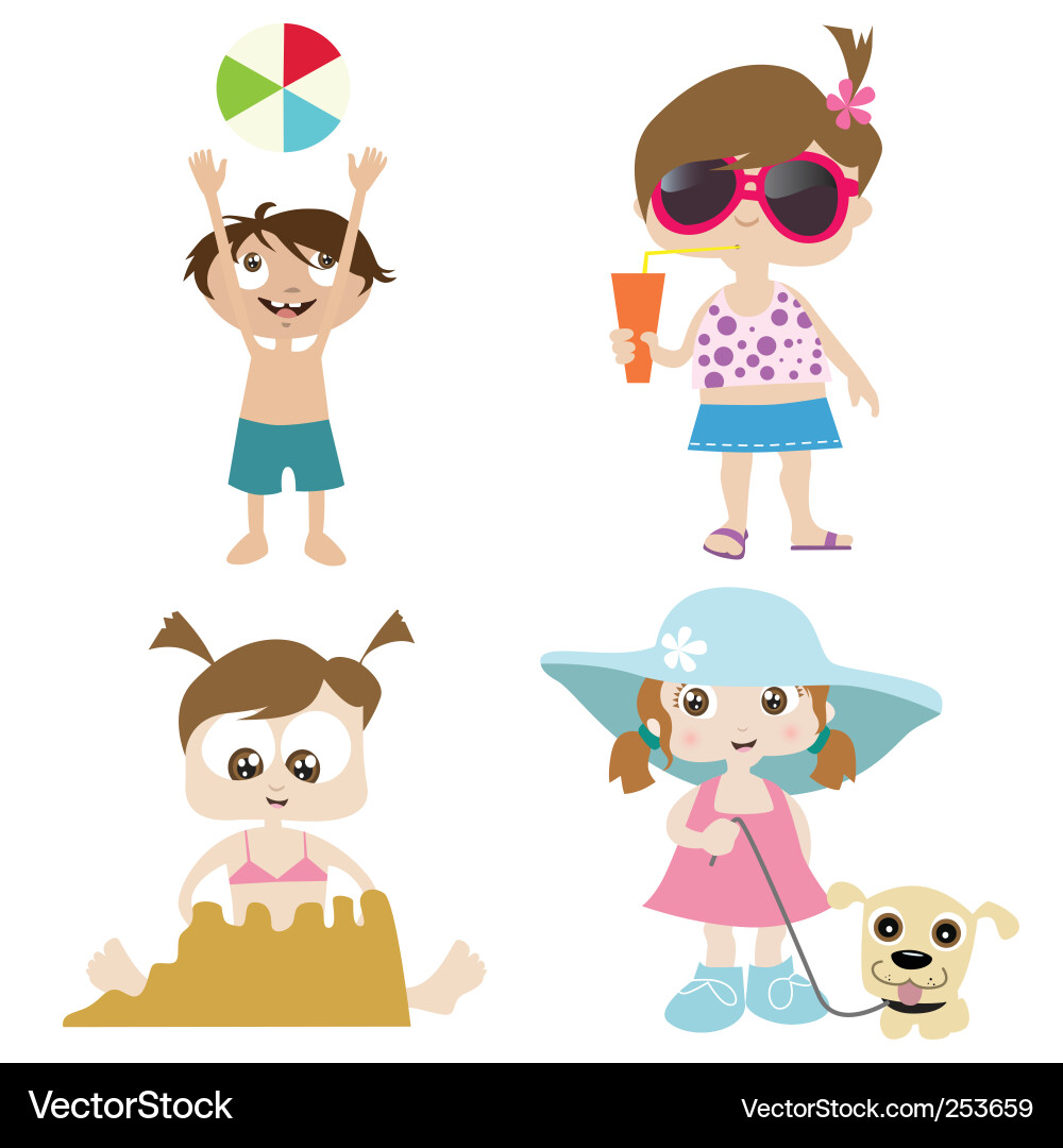 Children Royalty Free Vector Image - VectorStock