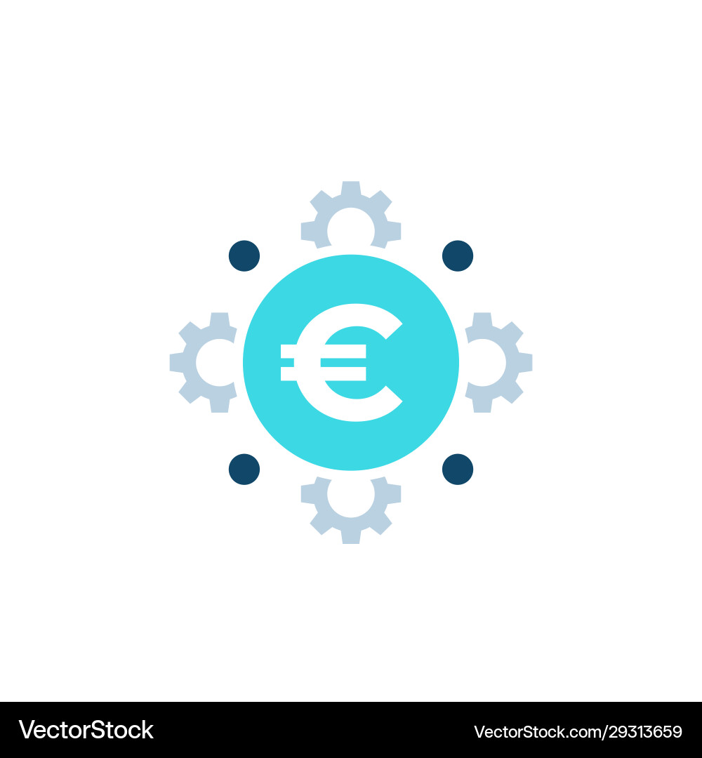 Cost optimization financial efficiency icon Vector Image