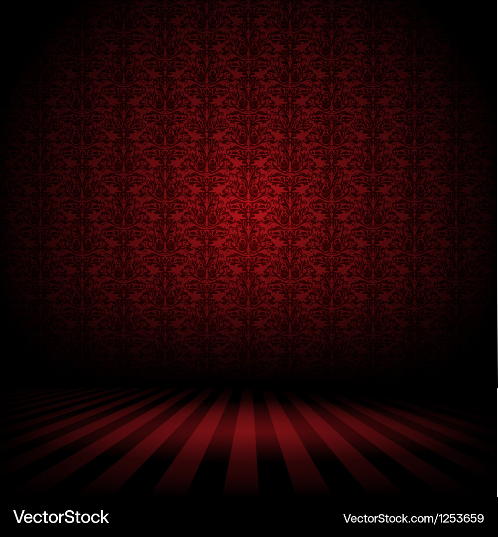 Dark interior Royalty Free Vector Image - VectorStock