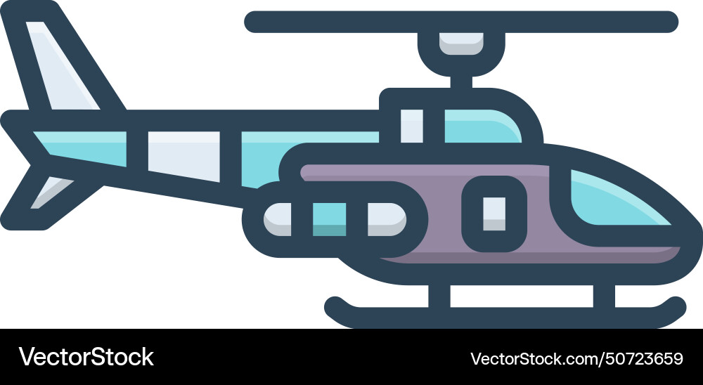 Helicopter Royalty Free Vector Image - VectorStock