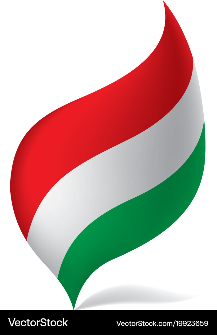 Hungary flag Royalty Free Vector Image - VectorStock