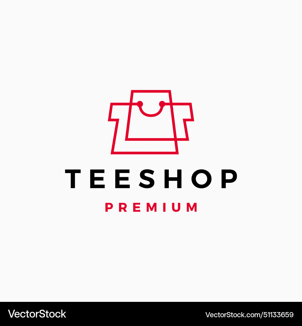 Tshirt tee apparel clothing logo icon Royalty Free Vector