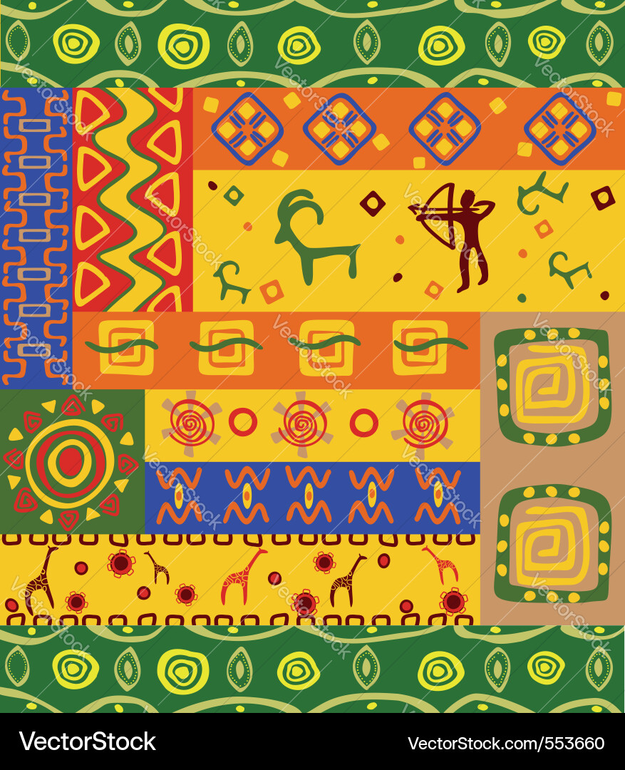 Ethnic patterns Royalty Free Vector Image - VectorStock