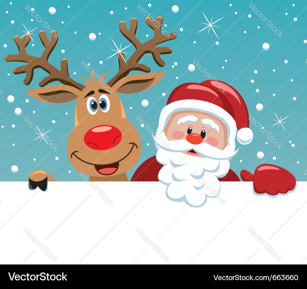 Santa and Rudolph Vector Images (over 780)