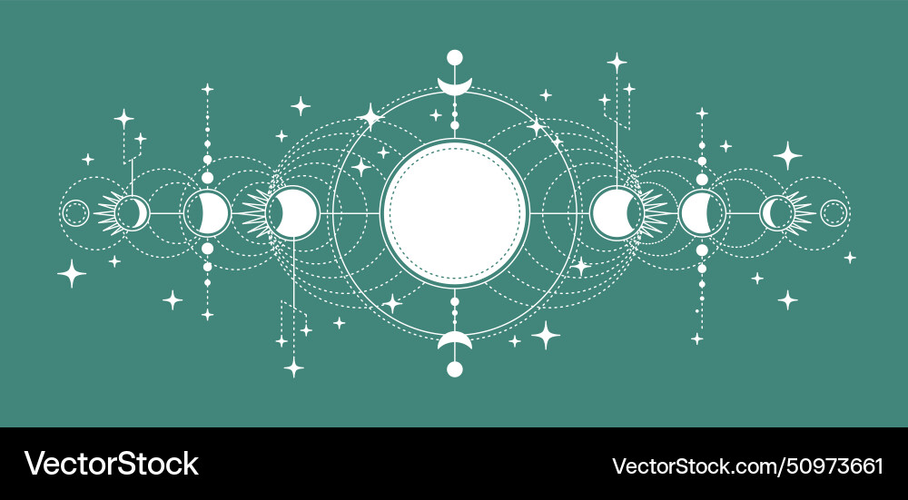 Moon phases set Royalty Free Vector Image - VectorStock