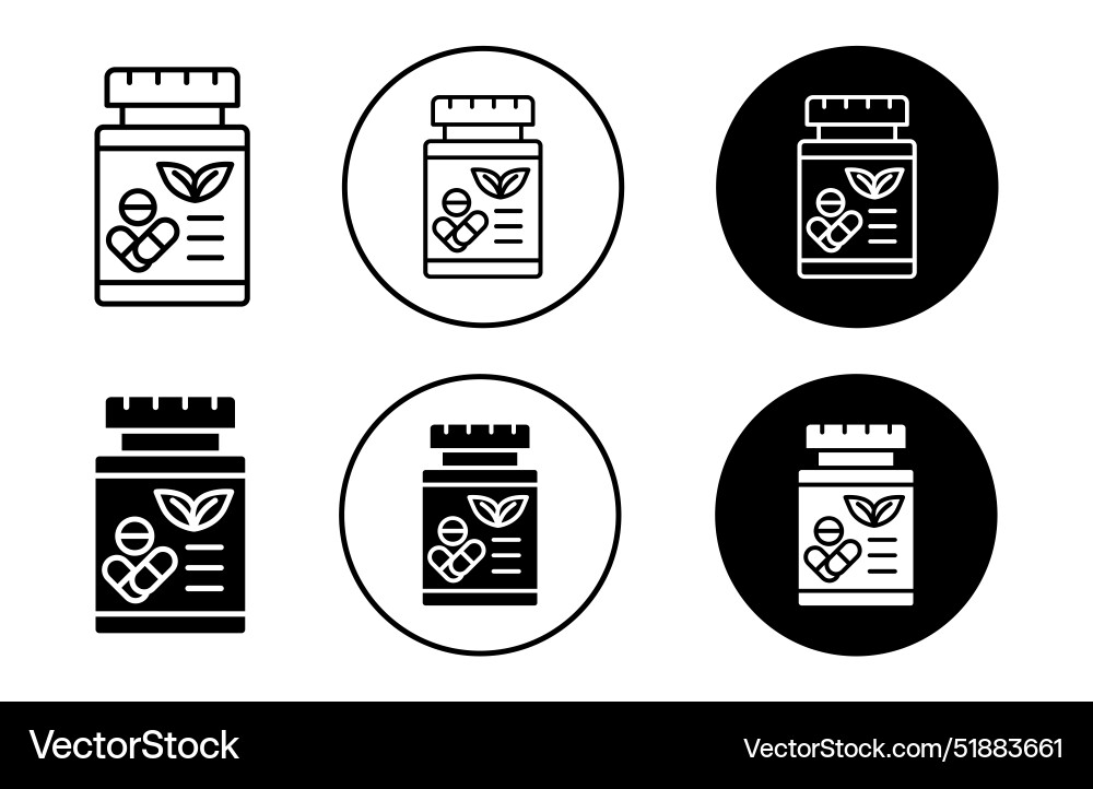 Supplement icon Royalty Free Vector Image - VectorStock