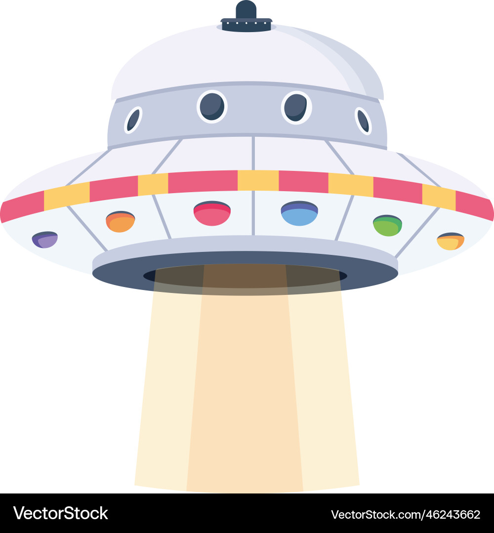 Alien ship Royalty Free Vector Image - VectorStock